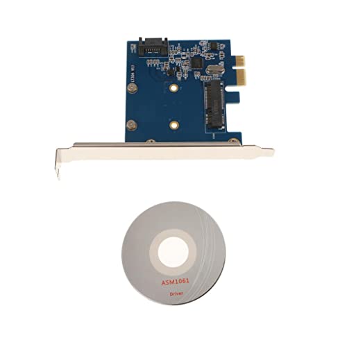 balikha High Combo Card Adapter 6Mbps PCI E to MSATA 3.0 SSD & SATA3.0