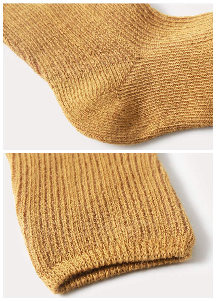 QandSweat Unisex Baby Ankle Socks Toddler Boys' Seamless Cotton Crew Socks (9 Pairs, 0-6M)