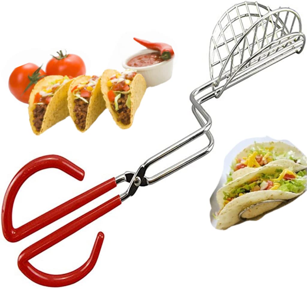 2 sets Taco Maker Press Fried Taco Shells Mold Crisp Deep Fryer Kitchen Tools Gadgets