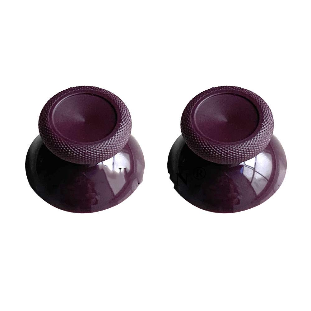 3D Analog Thumb Sticks Grip Joystick Cap ThumbSticks for Xbox One X S Controller (Wine Red)