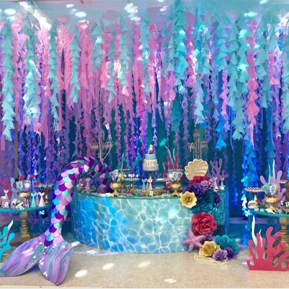 12 Rolls Crepe Paper Streamers Romantic Purple for Wedding Ceremony Birthday Various Large Festivals Decoration
