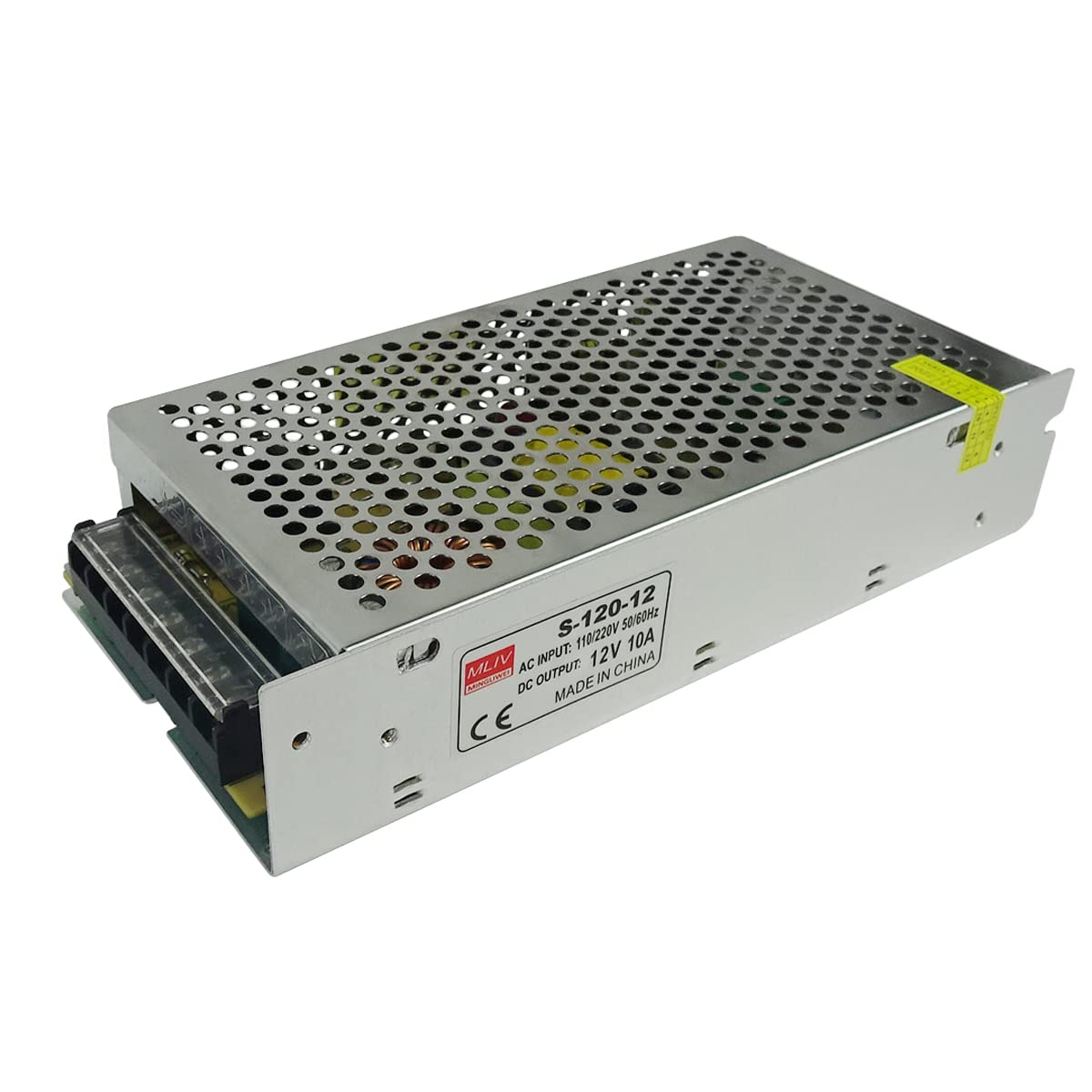12V 10 A DC Power Supply Universal Regulated Switching AC to DC Converter,110V/220V AC to DC 12V LED Driver Low Voltage Transformer for CCTV,Radio,Computer Project, 3D Printer,LED Driver