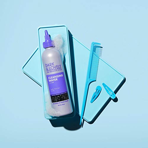 Softsheen-Carson Dark and Lovely for Protective Style Cleansing Water and Cream Detangler Kit Shampoo with Aloe and Conditioner with Avocado and Peppermint, 2 Count