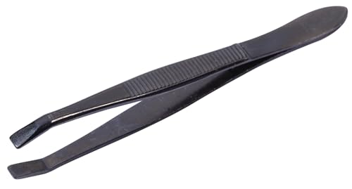 Solingen Professional Line Tweezers, Stainless Steel Tweezer for Face Perfection, Ingrown Face Hair Remover (Pointed Flat Tip)