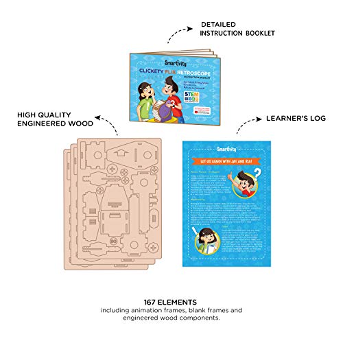 Smartivity Retroscope Engineering STEAM Learning Toy Cinstruction Kit for Kids Ages 8 and Up