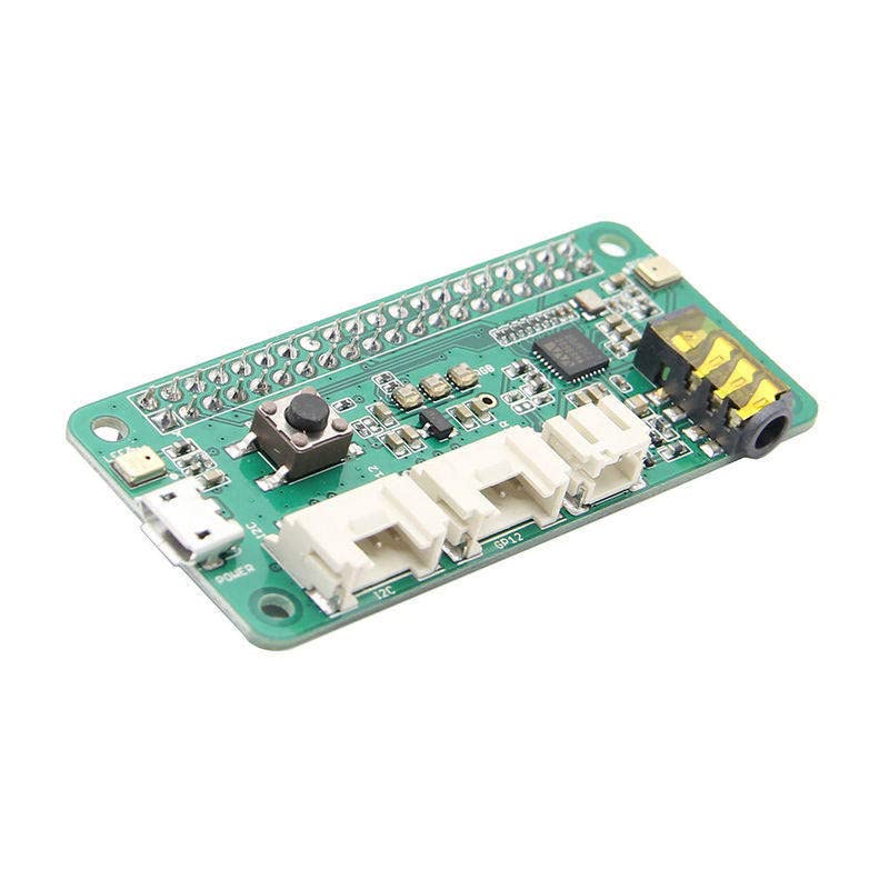 2 Microphone Speaker Expansion Board for Raspberry Pi DIY Smart Speaker
