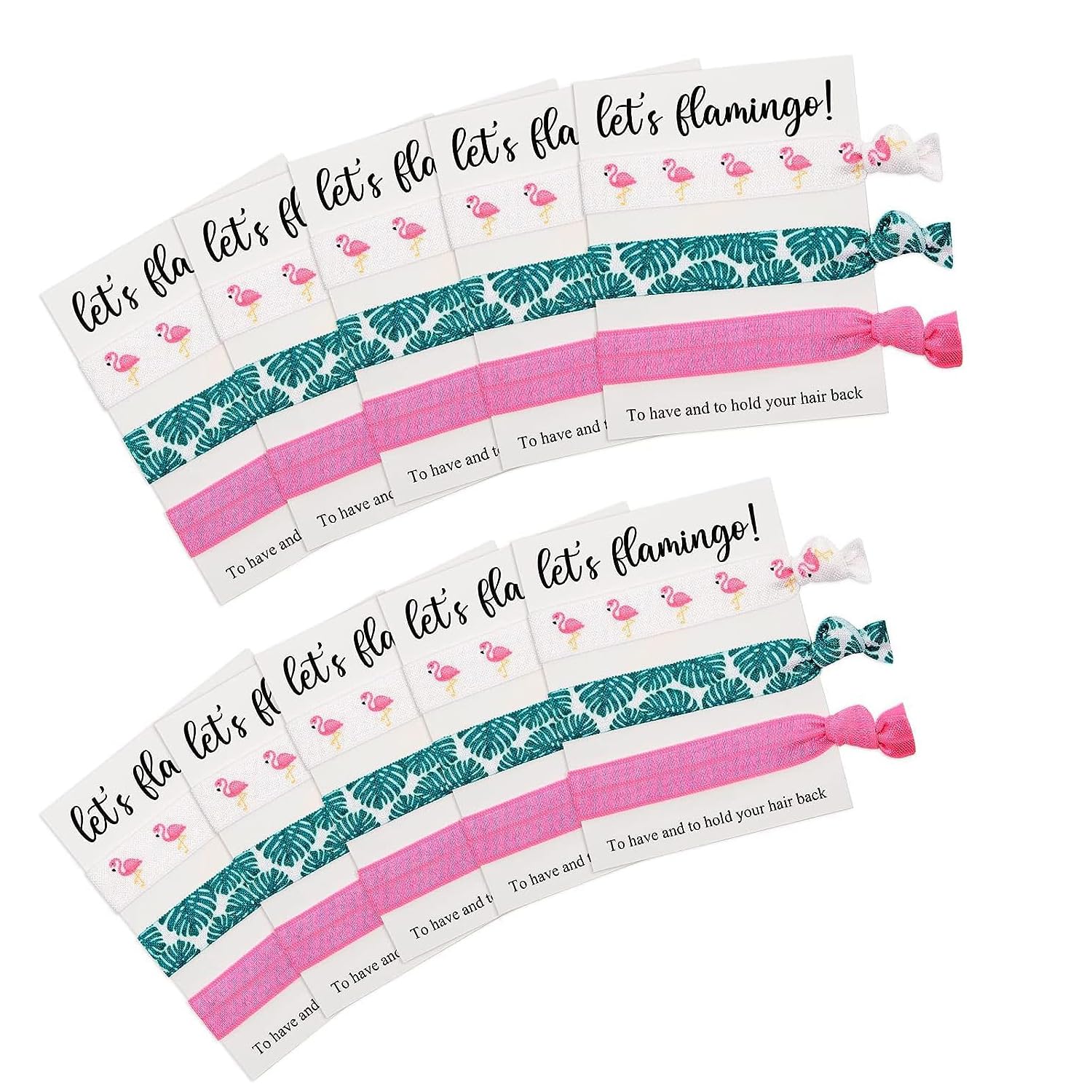 20 Pcs Elastic Hair Ties, ULIFEMALL No Crease Ribbons Ouchless Ponytail Holders Hair Bands Hair Ropes Colorful Party Bracelets Hair Accessories for Girls and Women