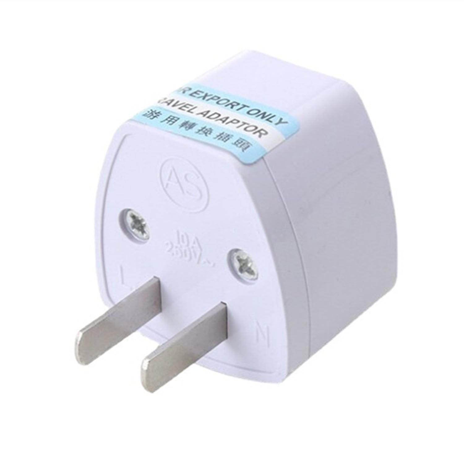 ANRANK 2 Pack UAE25010AK High Performance Universal UK/EU/AU to US Adapter Travel Power Plug Adapter Converters