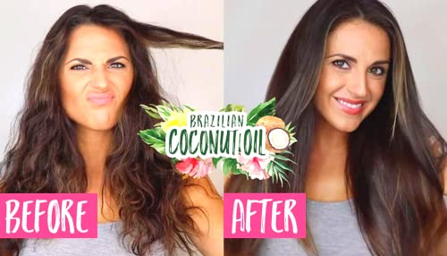 NOVEX Coconut Oil Hair Mask, with Pure 100% Organic Coconut Oil, 14 Oz, Jar
