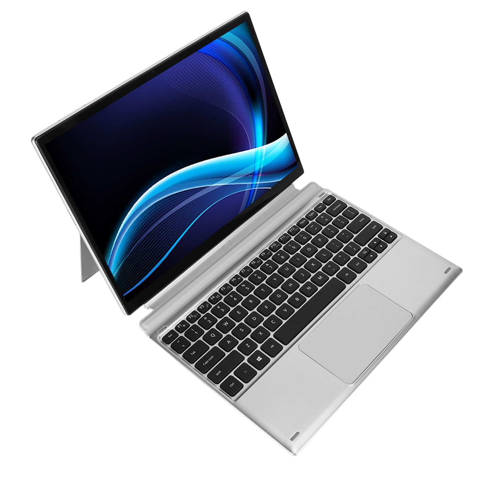 12.3 Inch 3K HD Touch Screen 2 in 1 Tablet Laptop with Magnetic Keyboard, J4125 Processor, 8GB DDR4 RAM, Long Battery Life, Windows10 Portable Computer (US Plug 8GB+1TB)