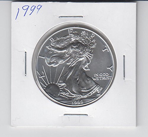 1999 American Silver Eagle 1 Ounce Silver Dollar Coin Dollar Brilliant Uncirculated