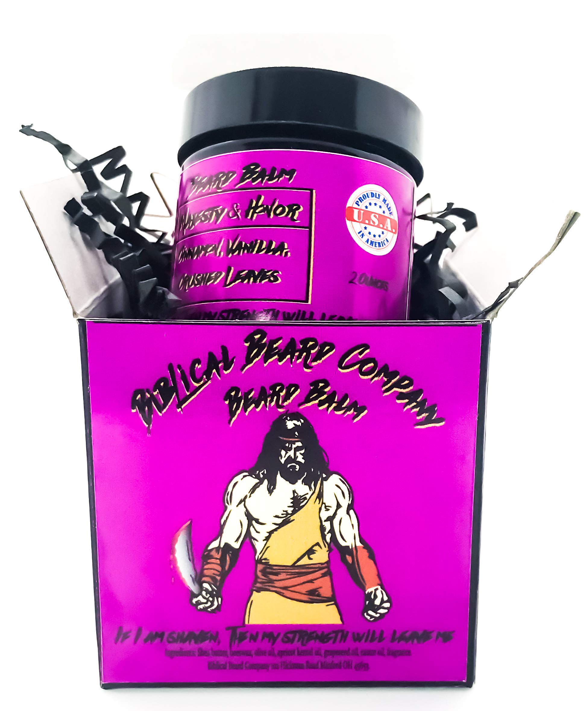 Biblical Beard Company - Beard Balm - Made in USA (Majesty & Honor)