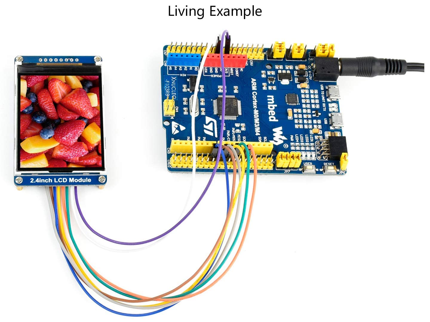 Bicool 2.4inch LCD Display Module 65K RGB Colors, ILI9341 2.4" TFT 240×320 Resolution, SPI Interface Compatible with Arduino/Raspberry Pi/STM32