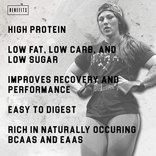 Axe & Sledge Supplements Grass-Fed Whey Protein Isolate, Digestive Enzymes, 22 Grams Protein, 30 Servings, Vanilla Milkshake