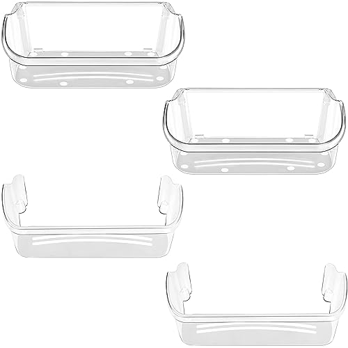 240356402 Refrigerator Door Bin and 242126602 Door Shelf Replacement Compatible with Frigidaire FFSS2615TE3 FFSS2615TE0 LFSS2612TE0 FFSS2615TS2 LFSS2612TF0 FFSS2615TS0,Replace Fridge Gallery (4 PCS)