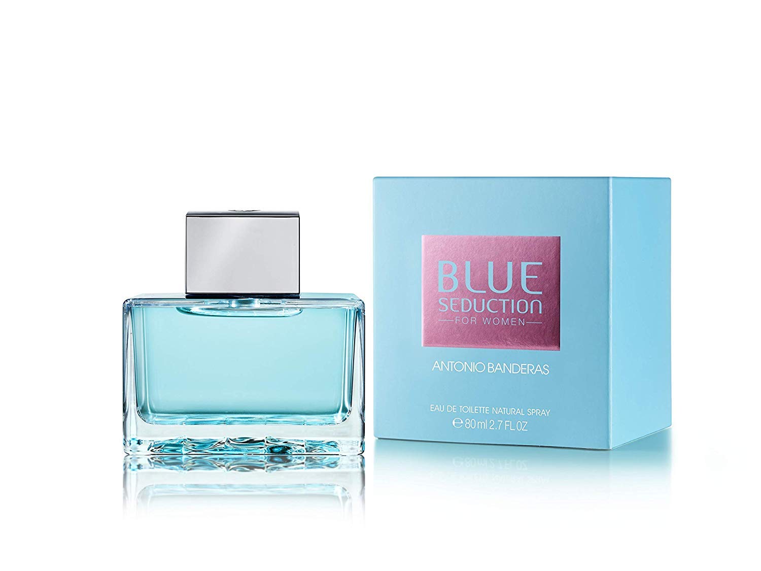 Antonio Banderas Blue Seduction for Women Eau de Toilette Spray, 2.7 Ounce