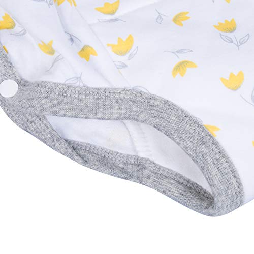 BIG ELEPHANT Toddler Side Button Training Underpants - Snaps on Potty Trained Pants for Boys and Girls 6 Pack, 2T