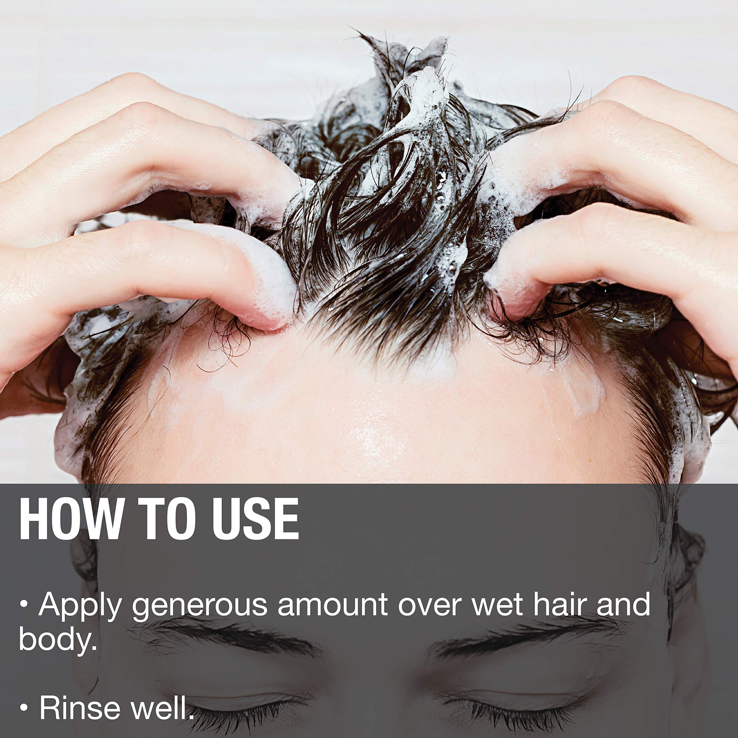 GREAT CLIPS GRIT Hair & Body, 16.9oz | 3-in-1 Shampoo, Conditioner & Body Wash for Men | Washes & Moisturizes Hair & Skin