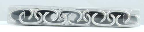 Kamsin 16 Gauge C-Type Hog Ring Staples, 1,000 PCS, Galvanized Steel, 1/2" (12.5mm) Inner Crown, 5/8" (16.9mm) Outside Crown for Pneumatic Hog Ring Gun in Cages Building or Fastening