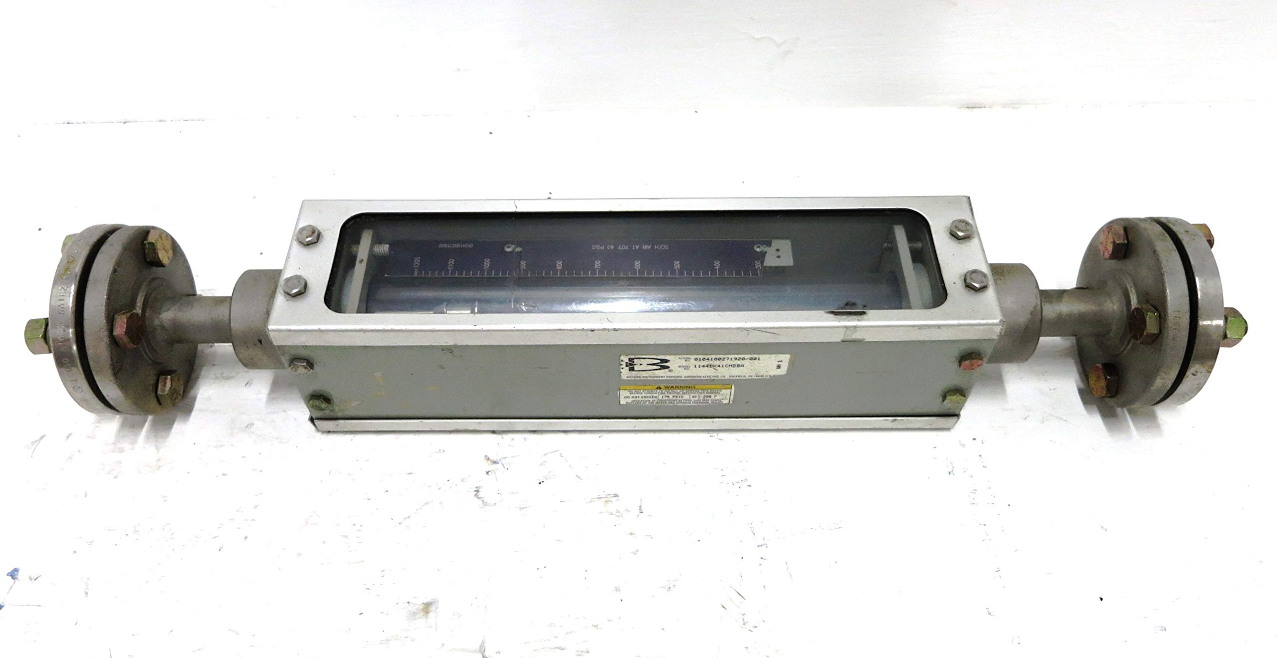 Brooks Instruments 1144DK41CMDBA Flow Meter 1144 Full-View Glass Tube
