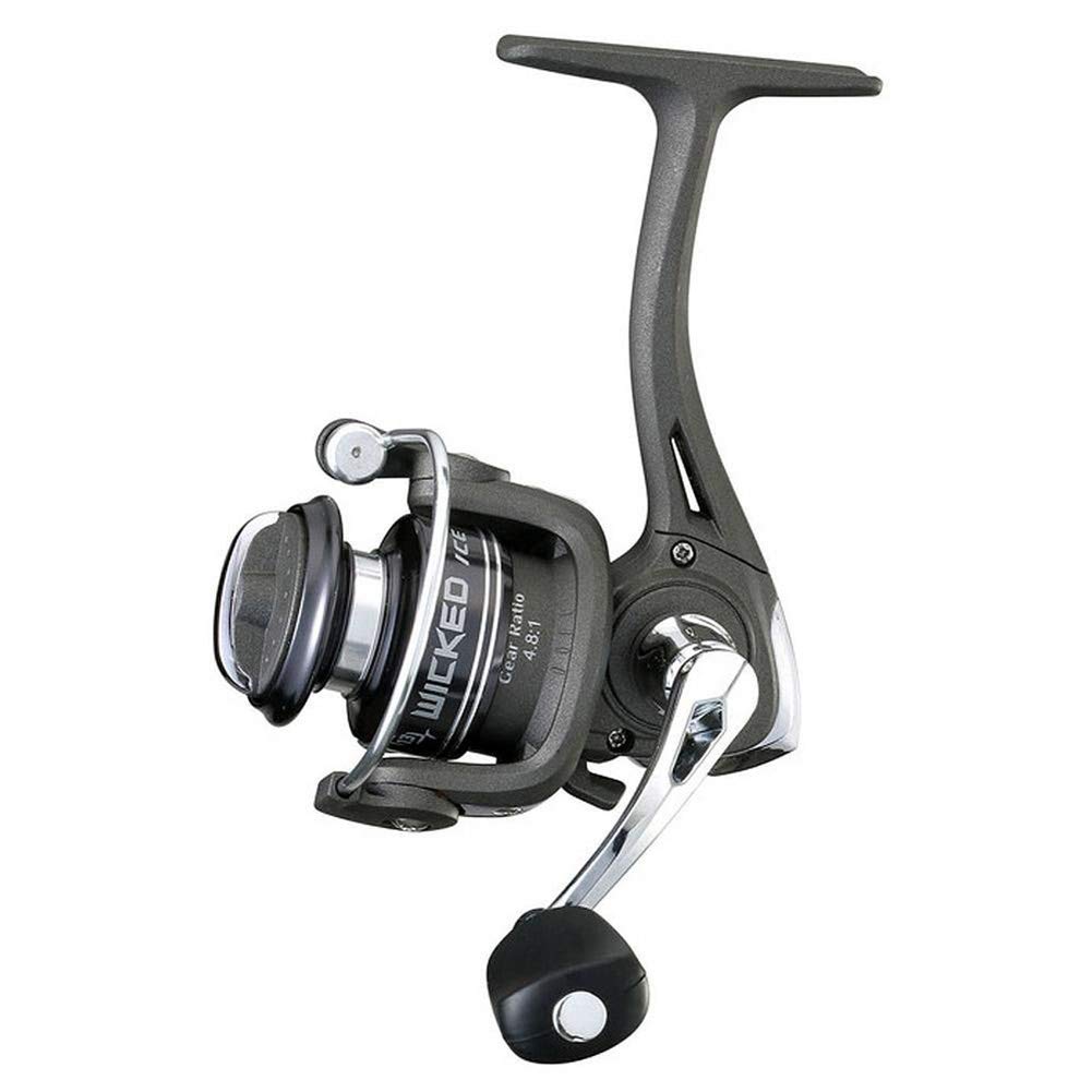 13 FISHING - Wicked Longstem - Ice Fishing Spinning Reel - NWL-CP Grey