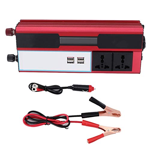 10Pcs Sinus Solar 4000W-220‑240V Pure Sine Wave Battery Converter 4000W Car Power Inverter Solar Power Inverter Wave Digital Display Phone 4 USB Charger