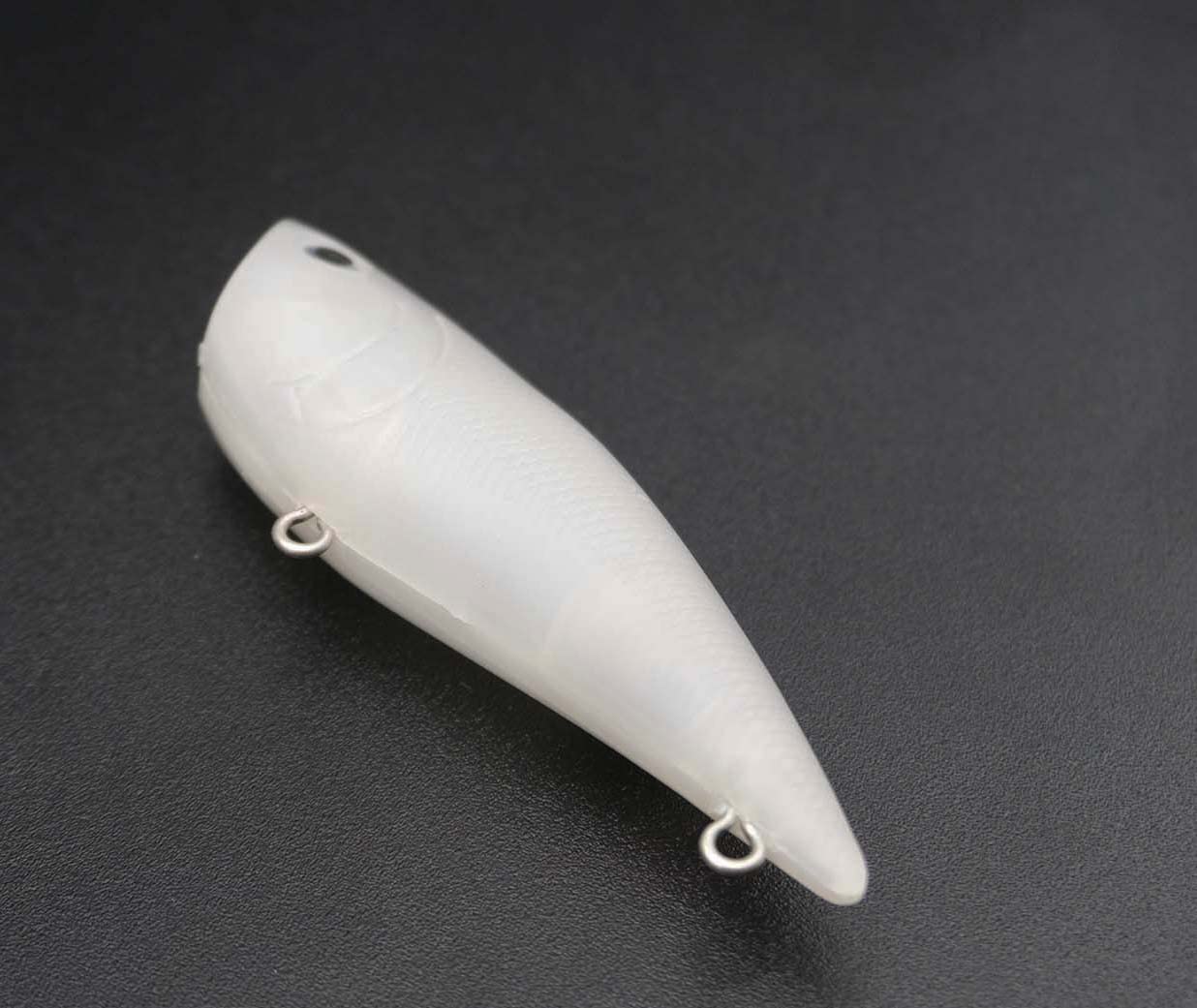 10PCS Unpainted Lure Blanks 6.36g 6.8cm with Free 5mm Eye Crankbait Simulation Blank Body Clear Hard Baits Trout Salmon Minnow Lure Popper Lures Topwater Freshwater YB130