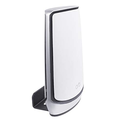 BECEMURU Metal Wall Mount Holder Compatible with Orbi Whole Home Tri-Band Mesh WiFi 6 System(RBK 852/RBK 750/RBK 751/RBK 752),Wall Mounted Bracket Hanger Stand for Orbi WiFi 6 (1 Pack)