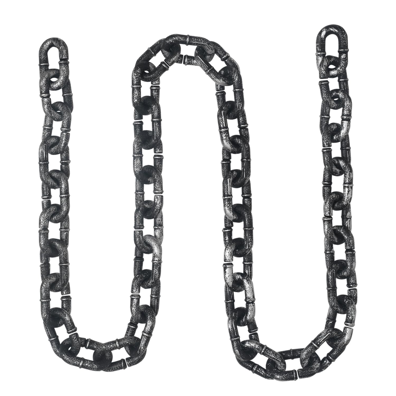 2Pack 6 Feet Halloween Chains Plastic Chains for Halloween Party Decoration Cosplay Accessory
