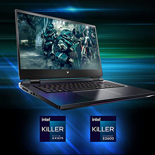 Acer Predator Helios 300 Gaming Laptop | 12th Gen Intel i7-12700H | GeForce RTX 3060 GPU | 17.3" Full HD 144Hz 3ms IPS Display | 16GB DDR5 | 512GB Gen 4 SSD | Killer Wi-Fi 6E | PH317-56-70XJ