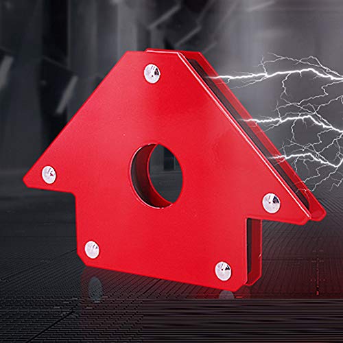 4.7" Welding Magnetic Holder and Positioner, 25lbs Strong Hold, 2 Pack Welding Magnet in Welding Soldering, 45/90/135 Degrees Corner Magnet, Metal Working Tools and Equipment