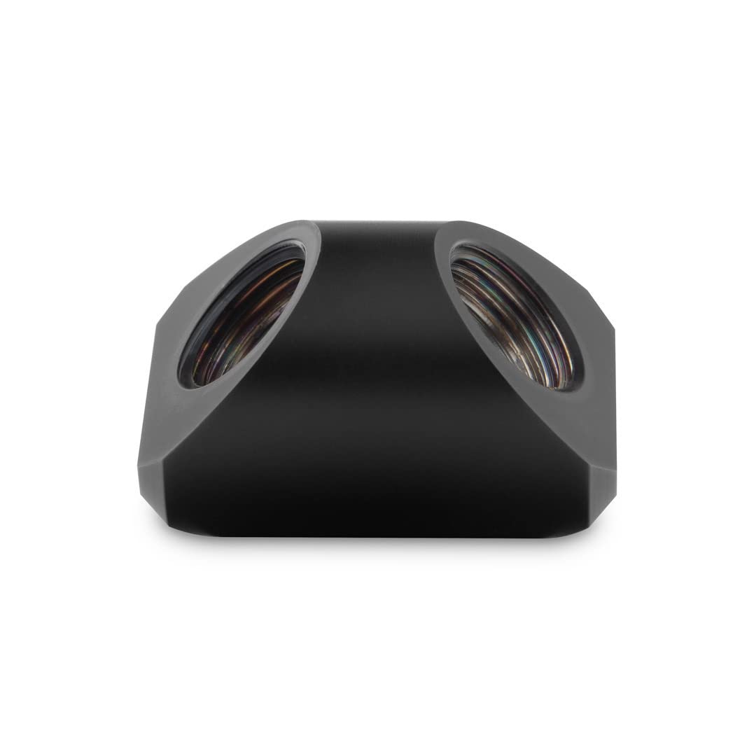 EKWB EK-Quantum Torque Static 90 Degree Fitting, Female to Female, Black