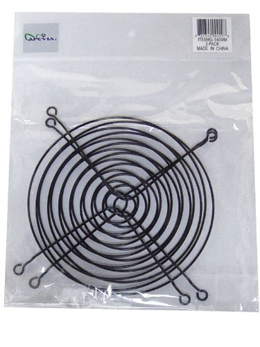 APEVIA G-140MM Apevia 140mm black fan grill 2 in 1 pack - Retail