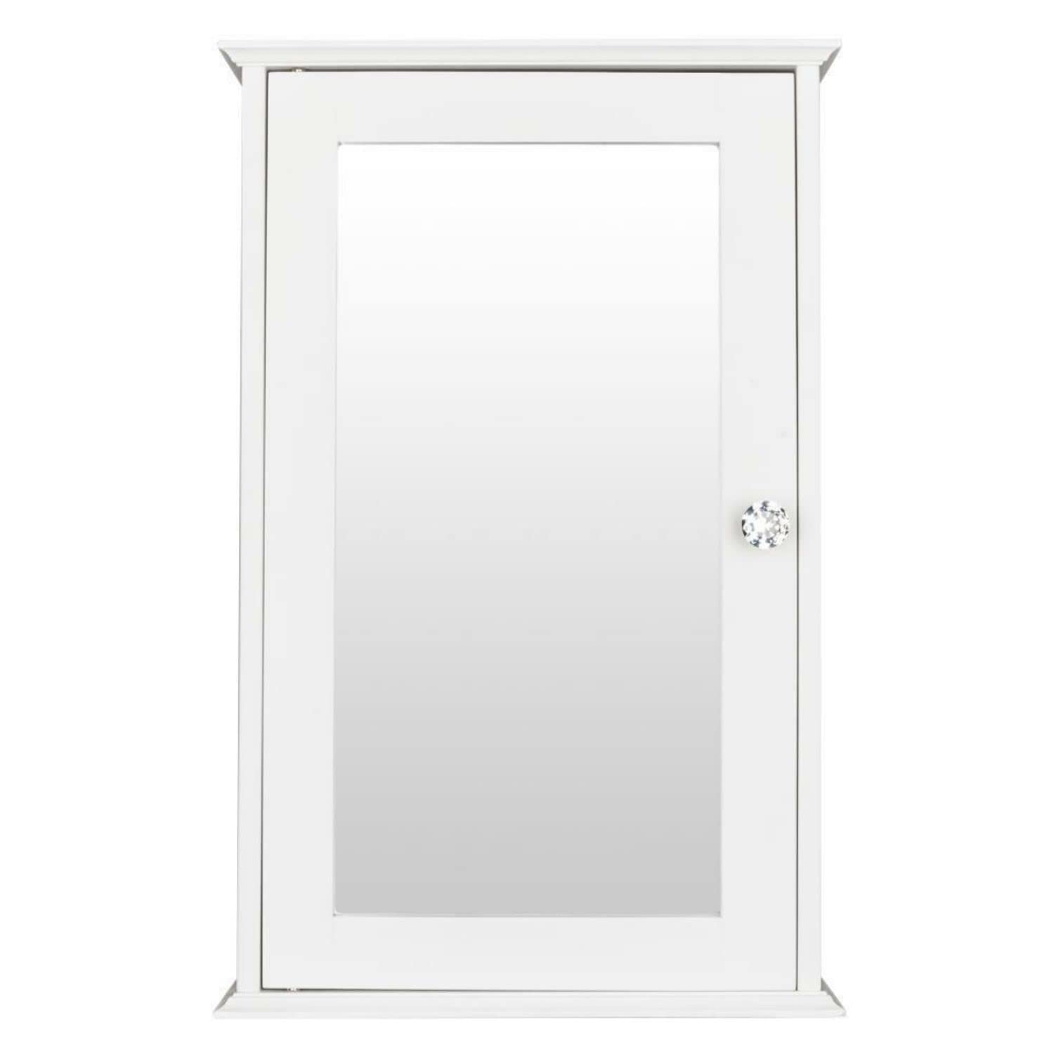 3 Tier Bathroom Wall Mount Medicine Cabinet w/Adjustable Shelves & Single Mirror