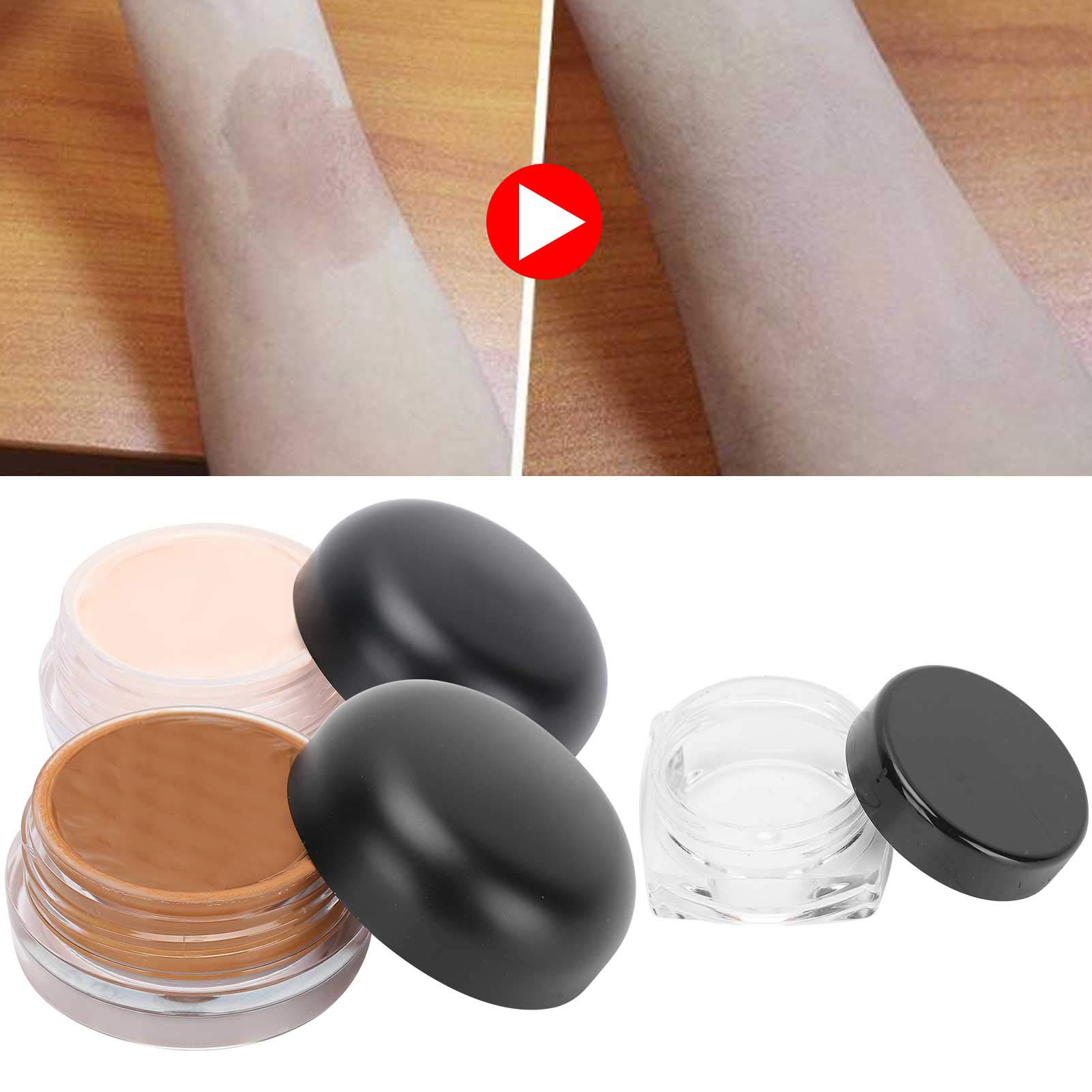 Tattoo Concealer, 2pcs Makeup Body Birthmark Scar Spots Cover Cream Water Proof Two Colors Cover Up Concealer Set Use on Body for Men and Women