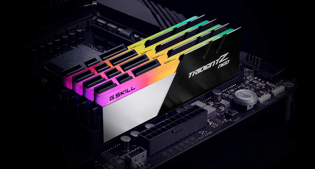G.Skill 32GB Trident Z NEO RGB DDR4 3600MHz PC4-28800 CL14 Dual Channel Kit