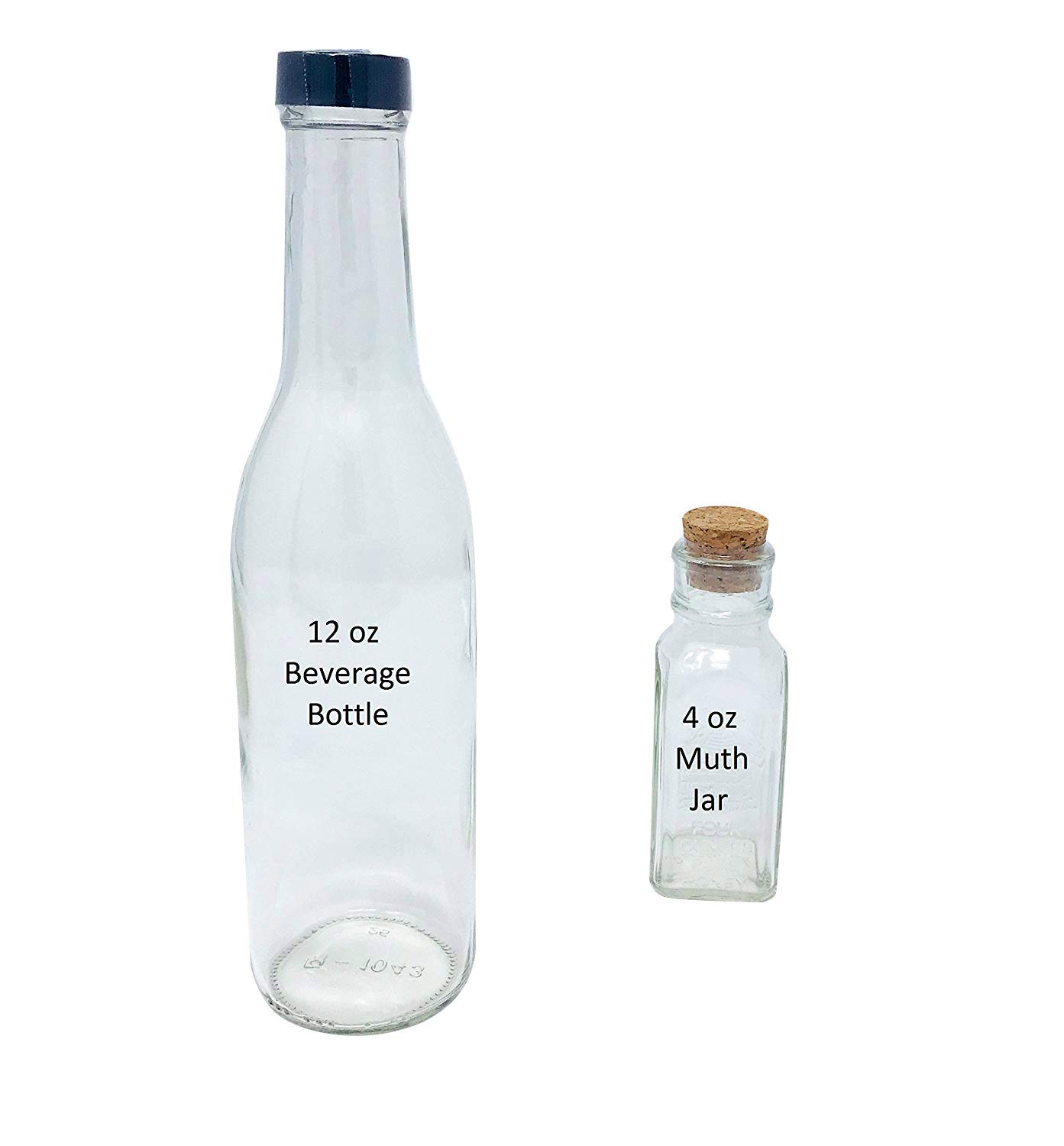 55 x 28 mm Clear Perforated Shrink Band for Large Boston Rounds, Cylinder Bottles, Carafe Bottles and More. [Compatible Diameter Range: 1” – 1 1/4”] - Bundle of 250