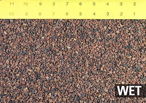 2 Gal. 1/8" - 3/16" Pre Mix Horticultural Red / Black Lava for Cactus & Succulent, Bonsai Tree Soil Mix - Small Grain