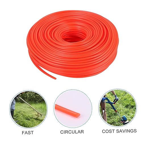 3pcs Lawn Mower Parts Lawnmower Parts Square Tool Trimmer Nylon Trimmer line Grass Trimmer Wire Simple Mower Parts Cords Mower Brush Cutter Accessories Electric Wire Component