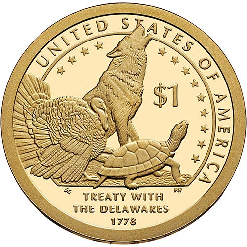 2013 D Position B BU Treaty With the Delawares Sacagawea Native American Dollar Choice Uncirculated US Mint