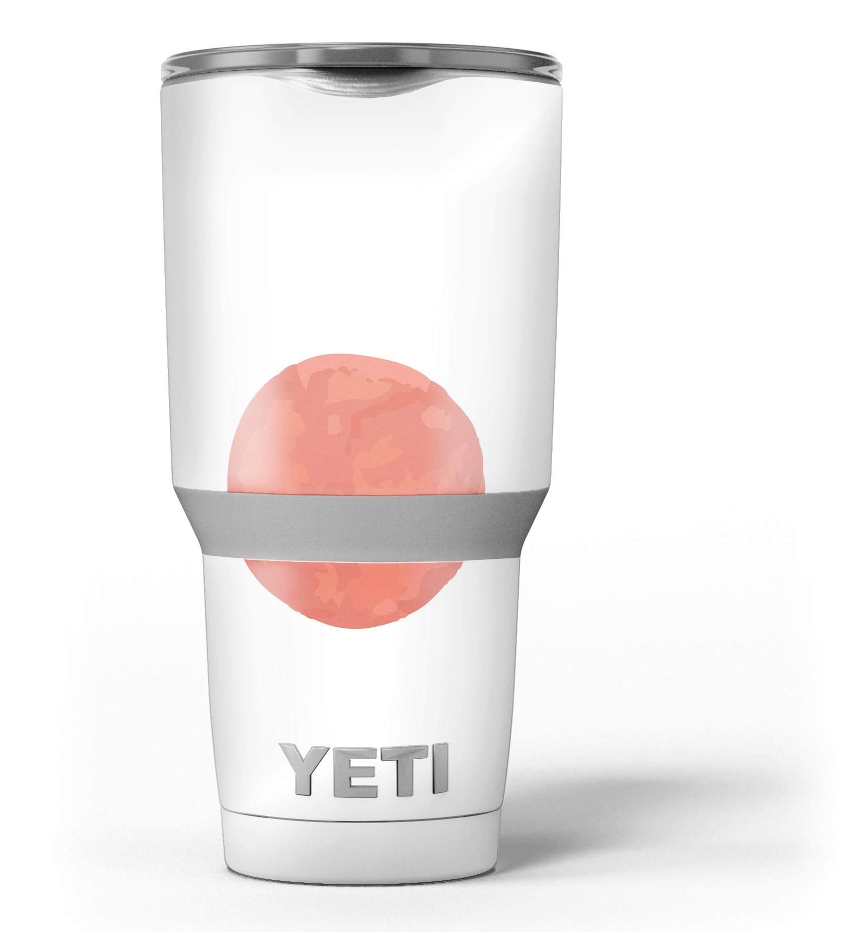 Design Skinz The Red and White Polka Dot Pattern - Skin Decal Vinyl Wrap Kit Compatible with The Yeti Rambler Cooler Tumbler Cups