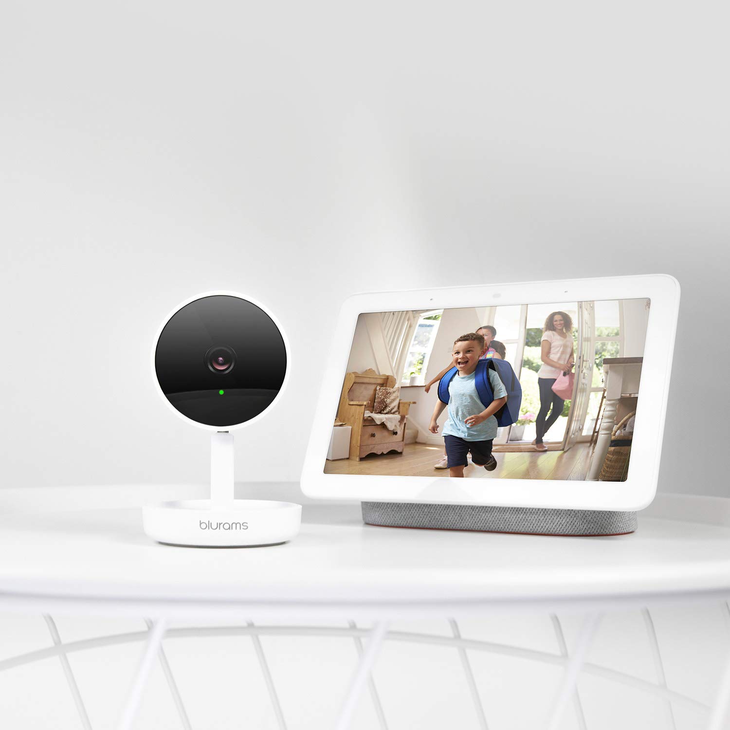blurams 2pc Home Pro, Security Camera 1080p FHD | w/Facia Recognition, 2-Way Talk, Human/Sound Detect, Person Alert, Night Vision and Siren | Cloud/Local Storage Available, Compatible with Alexa