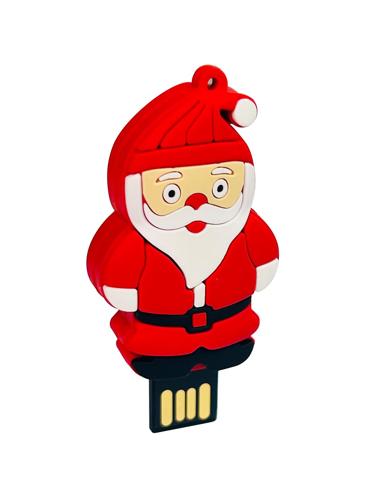 ZJR 64GB USB Flash Drives Cute Thumb Drive Christmas Santa Cartoon Memory Stick with Keychain New Year Gifts Pen Drive for Xmas Friends Family
