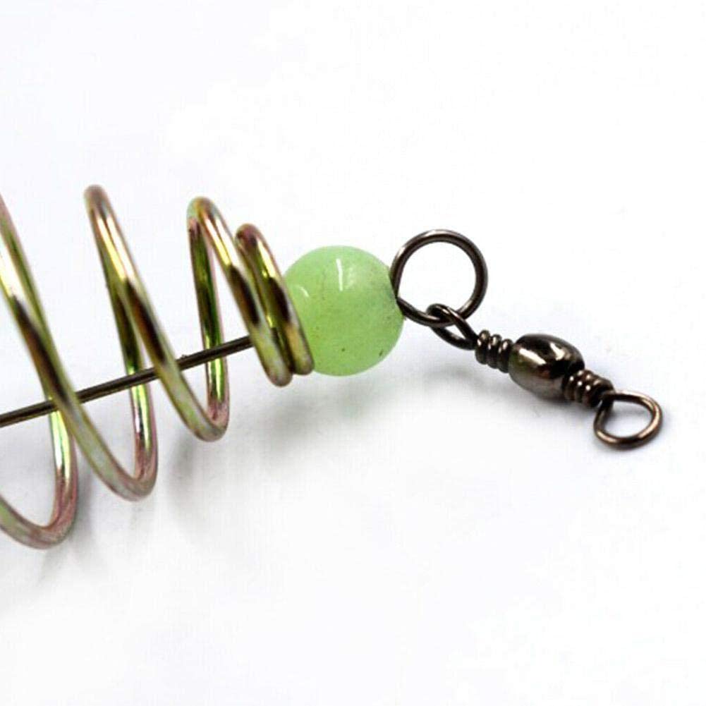 10Pcs/Set Fishing Bait Spring Lure Inline Hanging Tackle Tools Fishing Feeder Steel V7D9 Accessories Fishing
