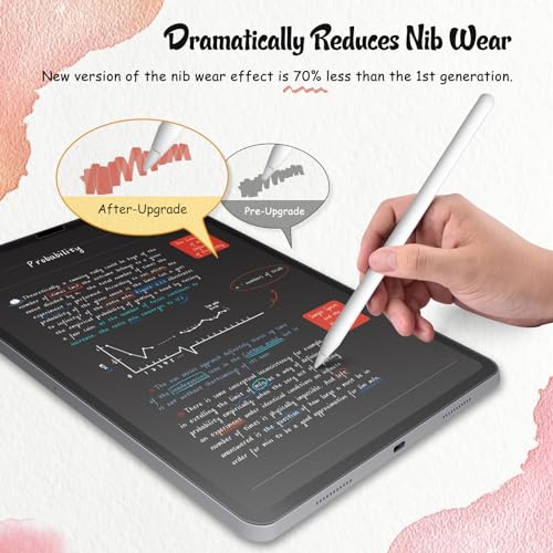 bersem 2-Pack New Paperfeel Screen Protector Compatible with iPad Pro 13 Inch 2024 (M4) / iPad Air 13 Inch 2024 (M2), Matte PET Film for Paper Art Writing, Nib Friendly, Anti-Glare-BLACK