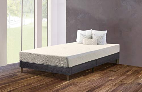 8 Inch Cal King Size Flipable Double Sided Memory Foam & High Density Foam Mattress