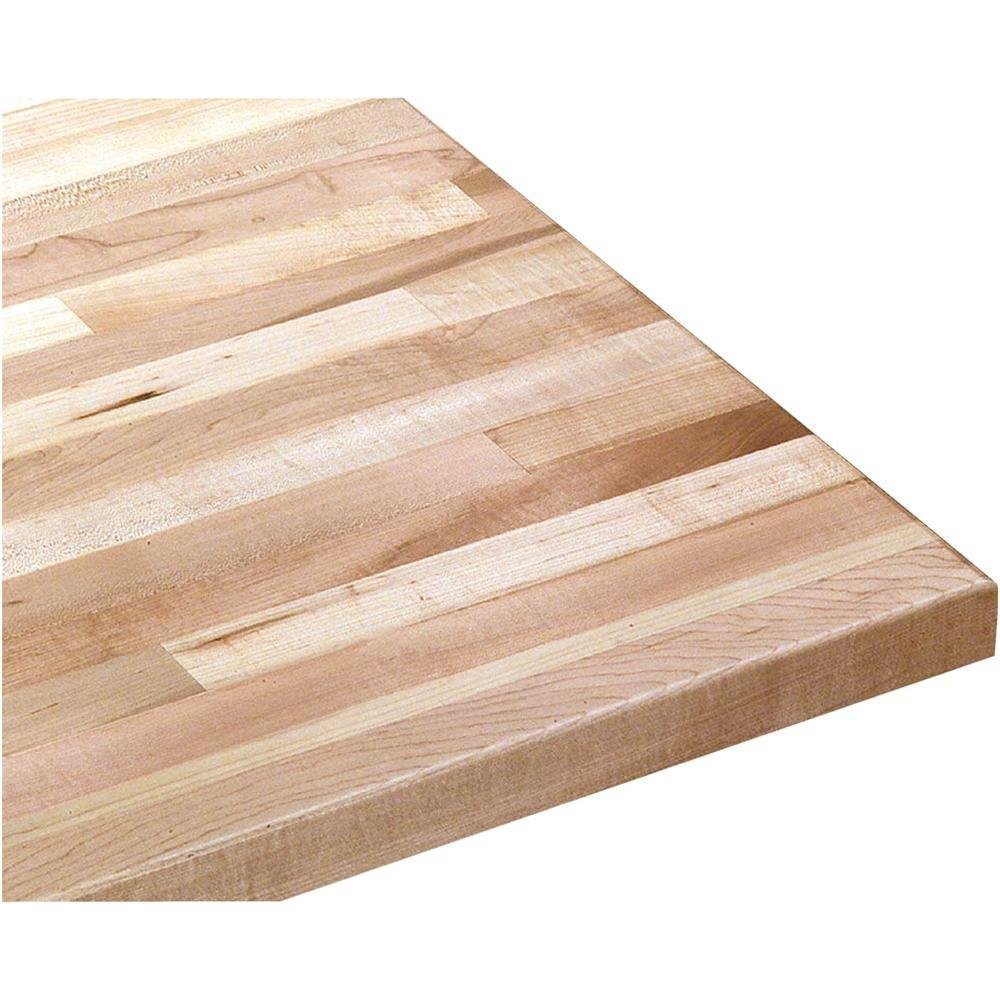 12" Deep x 30" Wide Maple Wood Countertop