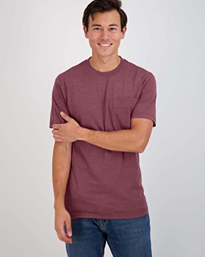 4 Pack:Mens Cotton Quick Dry Dri Fit Shirt Short Sleeve Crew Pocket T-Shirt Tee Gym Casual Work Fashion Athletic Active Workout Undershirt Cool Clothes Sport Sleep Performance Lounge Wicking-Set 4,3XL