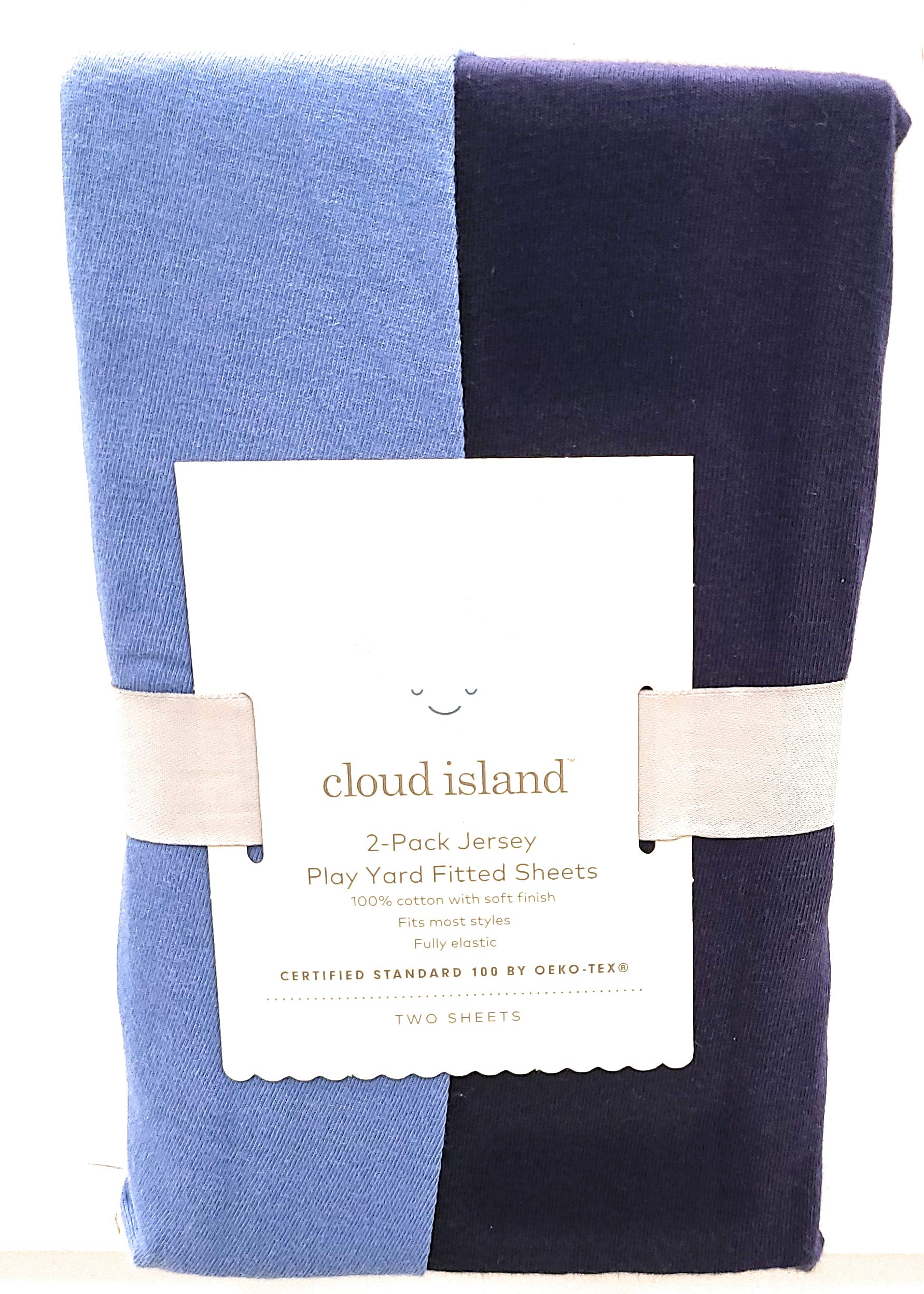 Cloud Island 2 Pack Jersey Play Yard Fitted Shee