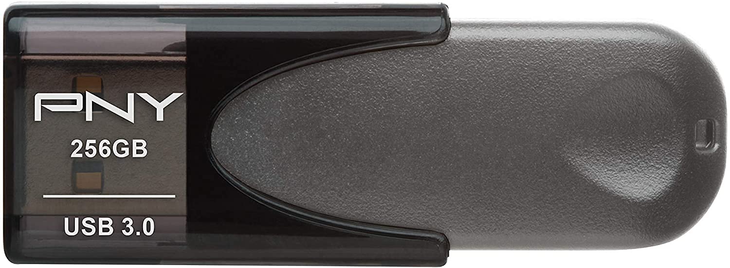 Generic PNY 256GB USB 3.0 Flash Drive Turbo Attaché 4 (Bulk 2 Pack) Works with Computer (P-FD256TBAT4A-GE) Bundle with (1) Everything But Stromboli Lanyard
